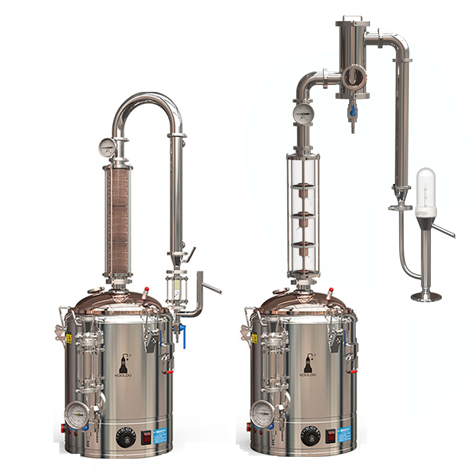 DW25+ Gin basket +Distillation column kit + Hooloo parrot beak + 21L f
